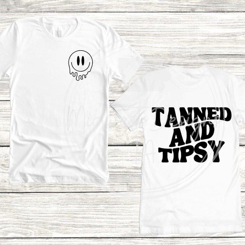 Tanned and Tipsy SVG/PNG, Summer Svg/png, Sublimation Design, Cricut ...