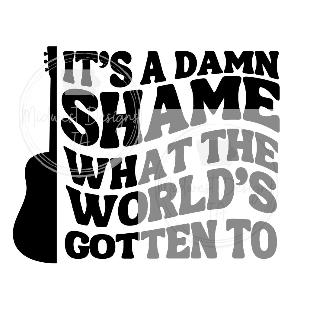 It's a Damn Shame What the World's Gotten to SVG/PNG, Oliver Anthony ...