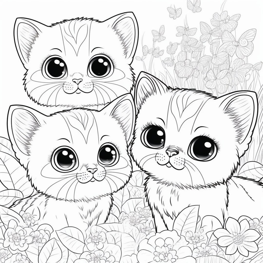 50 Coloring Pages Of Cute Cats For Kids Coloring Pages Etsy Finland 50 Coloring Pages Of Cute Cats For Kids Coloring Pages Etsy Finland