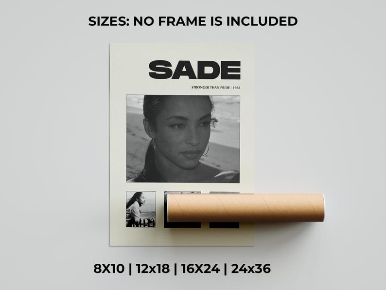 Sade Adu 'stronger Than Pride' Art Poster | Soul Music Gift - Etsy