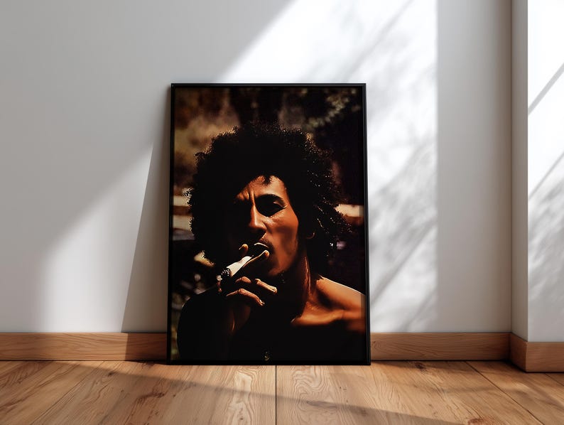 Bob Marley Rare Unframed Print | Rare Vintage Bob Marley Poster in His ...