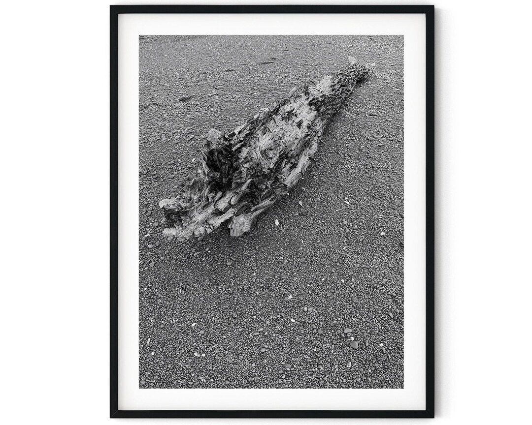 Black and White Photo Instant Digital Download Wall Art Print Riverbed ...