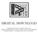 Black and White Photo Instant Digital Download Wall Art Print One Way ...