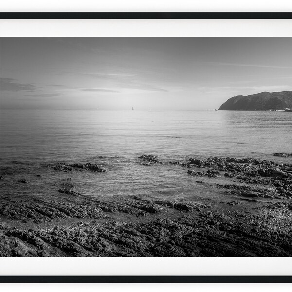 Black and White Shoreline Art - Etsy