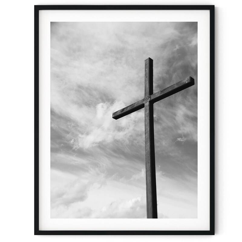 Cross Print - Etsy