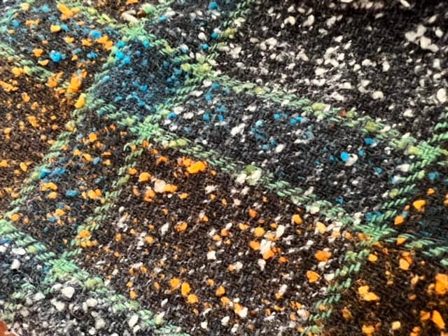 60s Skinny Pencil Secretary Vintage Hand Sewn Nobby Plaid Pencil Skirt ...