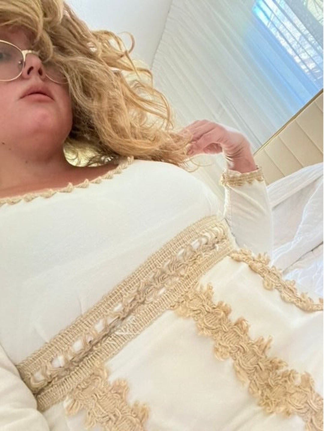 Vintage Hemp Floor Length CREAM Colored W/ POCKETS - Etsy