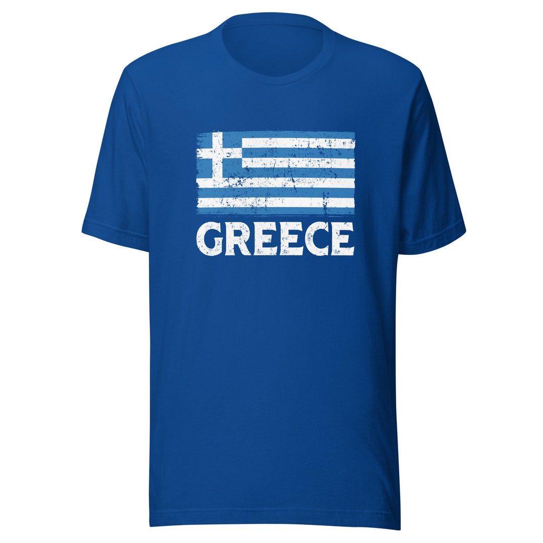 Greek Flag Tshirt - Patriot Greek Tshirt for Traveling and Holiday ...