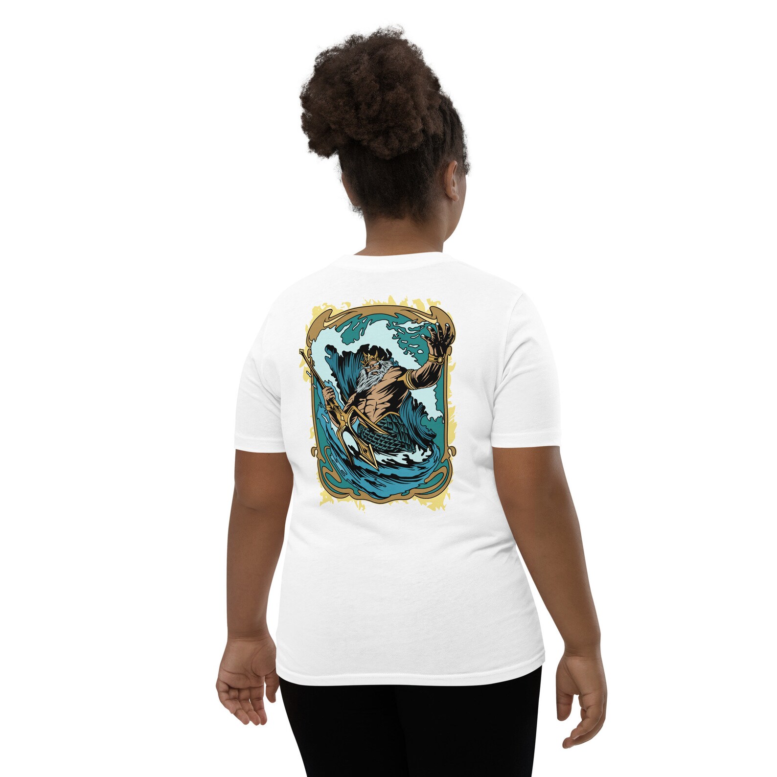 Greek Poseidon Youth Tshirt Vintage Ancient Greek God Mythology Tshirt ...