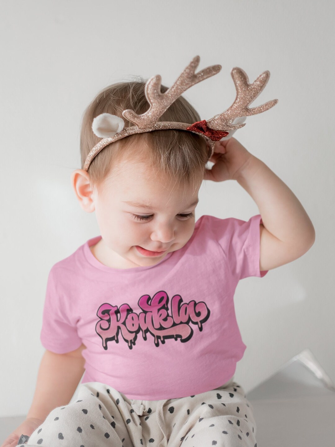 Greek Baby Koukla T-shirt - Trendy Greek Letters Koukla Baby T-shirt ...