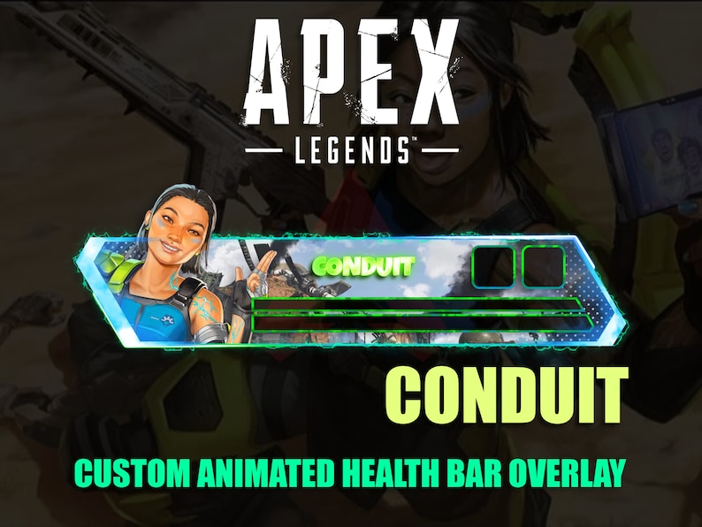 Apex Legends Conduit Animated Health Bar Overlay (digital Download ...