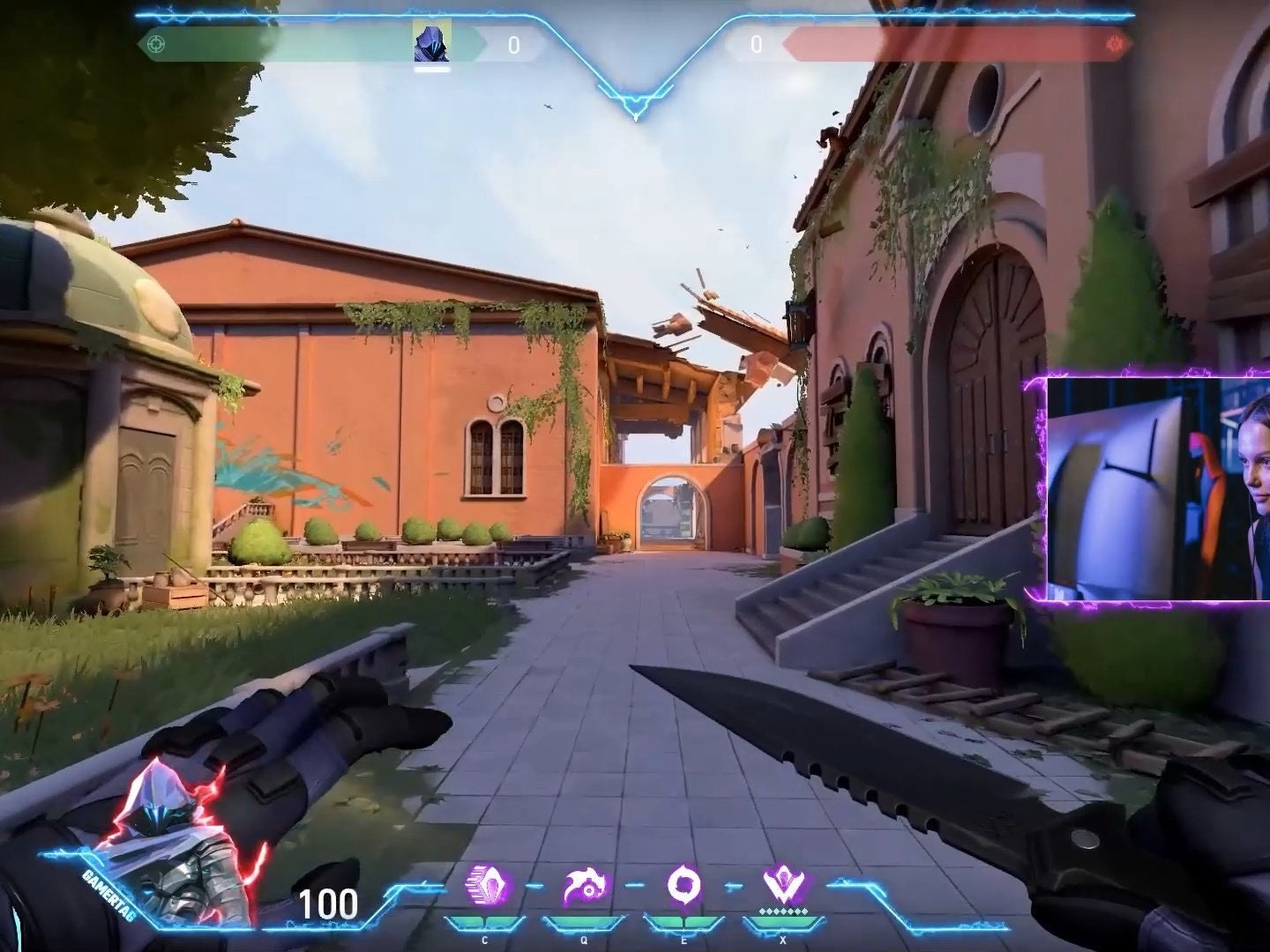 Valorant Agent Omen Custom Animated Hud Bar Overlay for Twitch, Youtube ...