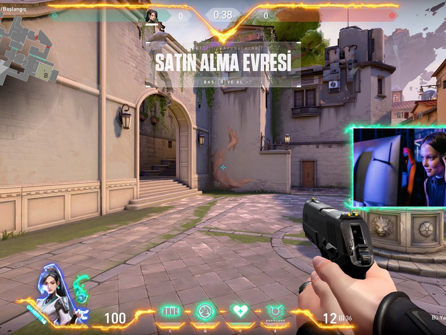 Valorant Agent Sage Custom Animated Hud Bar Overlay for Twitch, Youtube ...