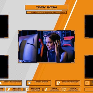 Counter-strike Animated Stream Overlay: Twitch, Youtube, Kick (digital ...