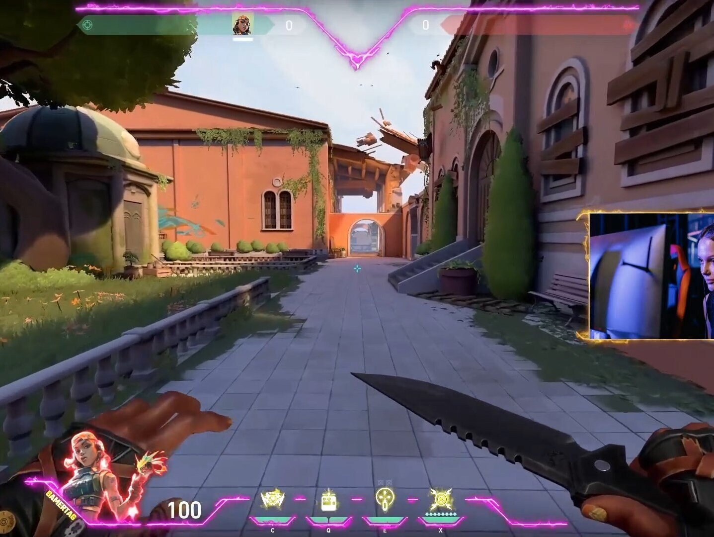 Valorant Agent Raze Custom Animated Hud Bar Overlay for Twitch, Youtube ...