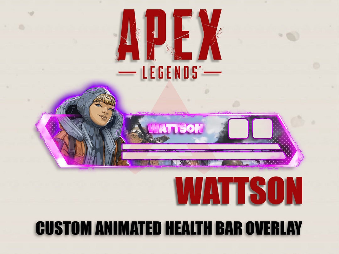 Apex Legends Wattson Custom Animated Health Bar Overlay for - Etsy
