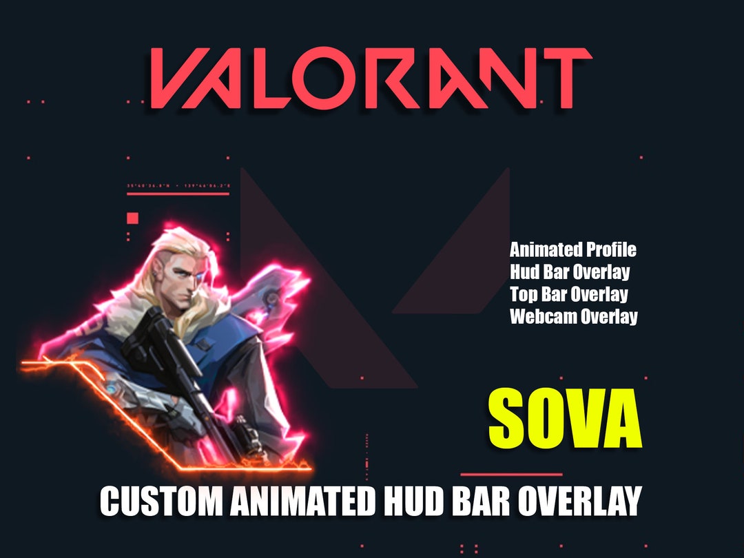 Valorant Agent Sova Custom Animated Hud Bar Overlay for - Etsy