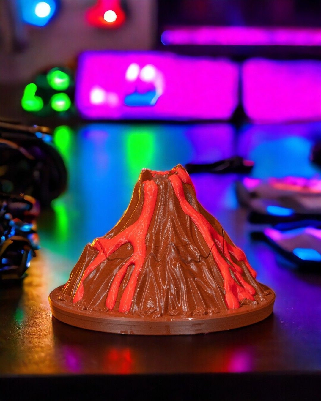 Handcrafted Exploding Volcano Mist Maker Humidifier 3d Printed Home ...