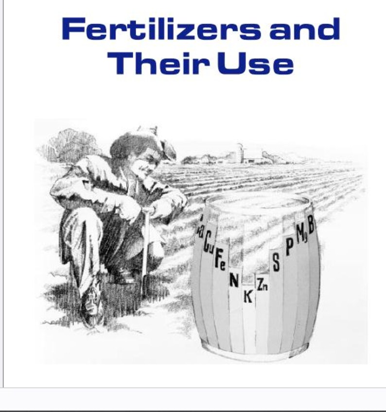 Gardening - Fertilizers and Their Use - Etsy