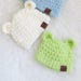 Teddy Hats for Baby - Available in English Only - Etsy