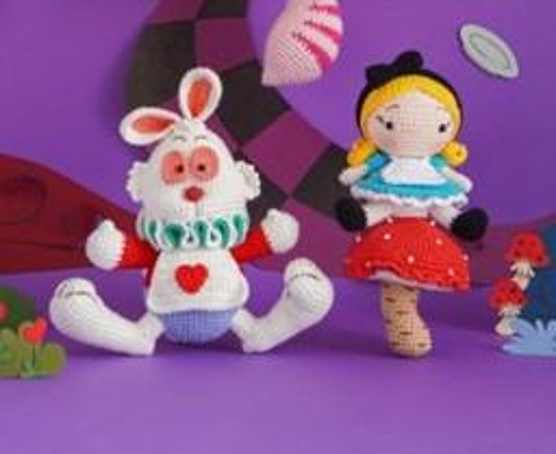 Alice and Friends Crochet Pattern - Available in English Only - Etsy