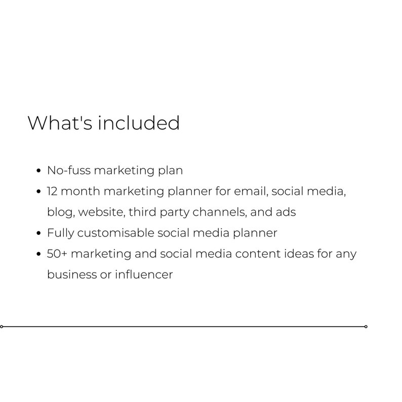 Complete Marketing Toolkit Digital Download Marketing Calendar Planner ...