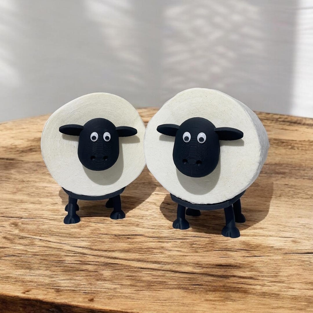 Wolly Sheep Toilet Paper Roll Holder Spare Roll Holder Cute Funny ...