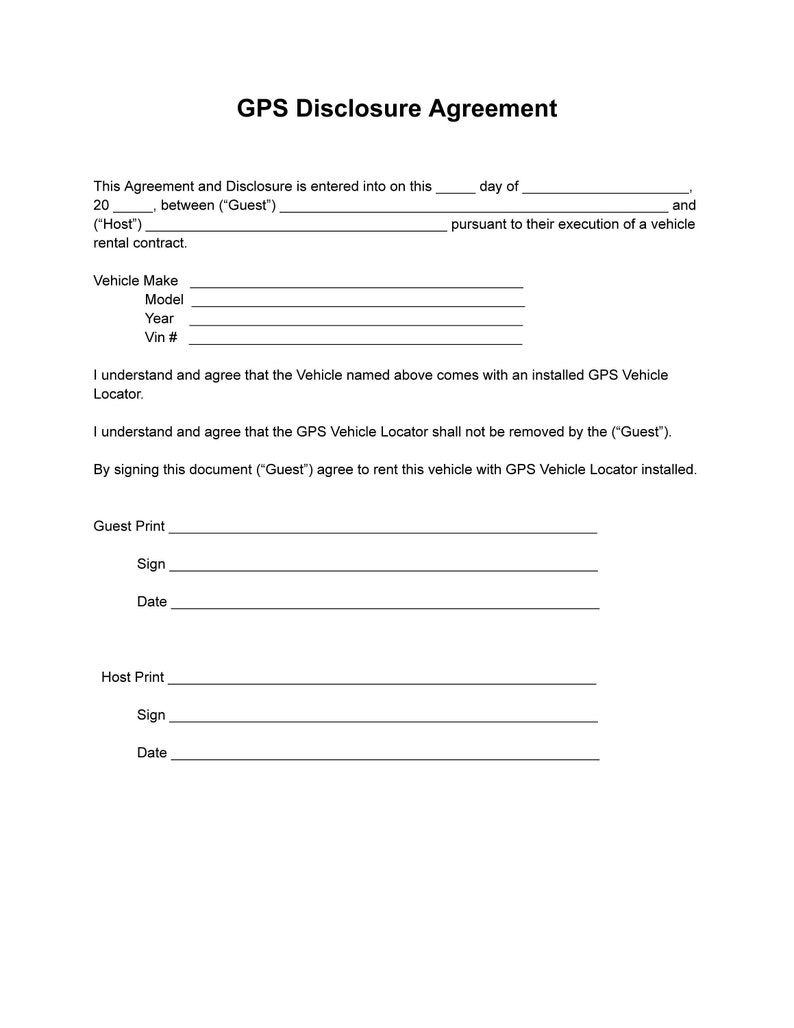 GPS Disclosure Agreement - Etsy