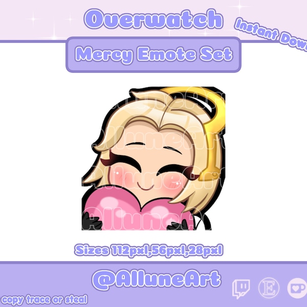 Cute Mercy Emotes - Etsy