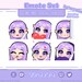 Cat Girl pink Hair Purple Eyes Chibi Model for Twitch/youtube/kick ...