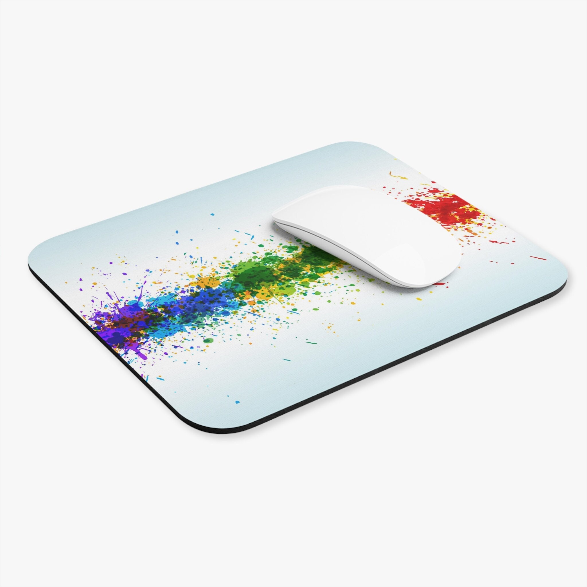 Color Paint Splash Mouse Pad - Etsy