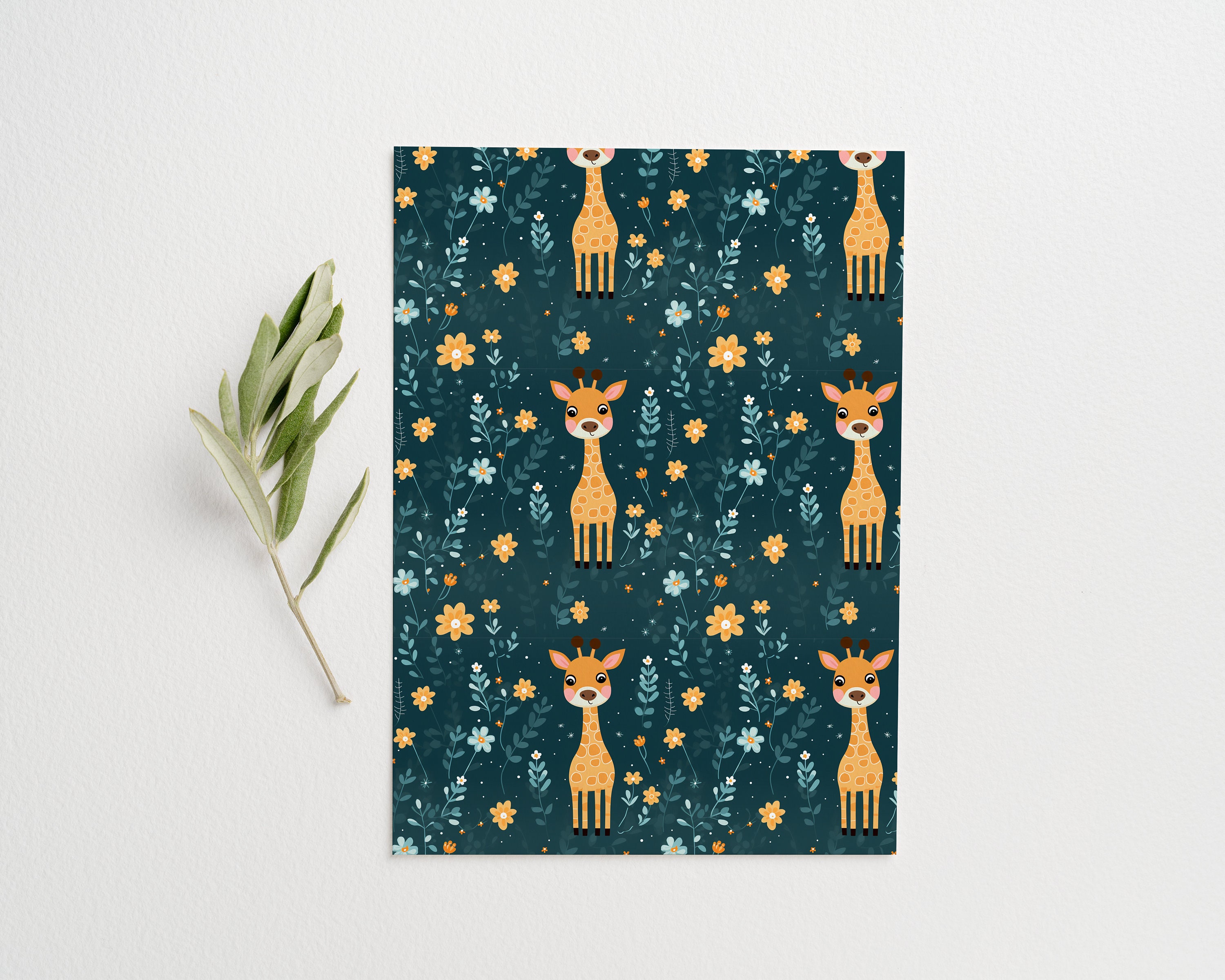 10 Digital Papers, Cute Baby Animals, Kids Pattern, Scrapbook Paper ...