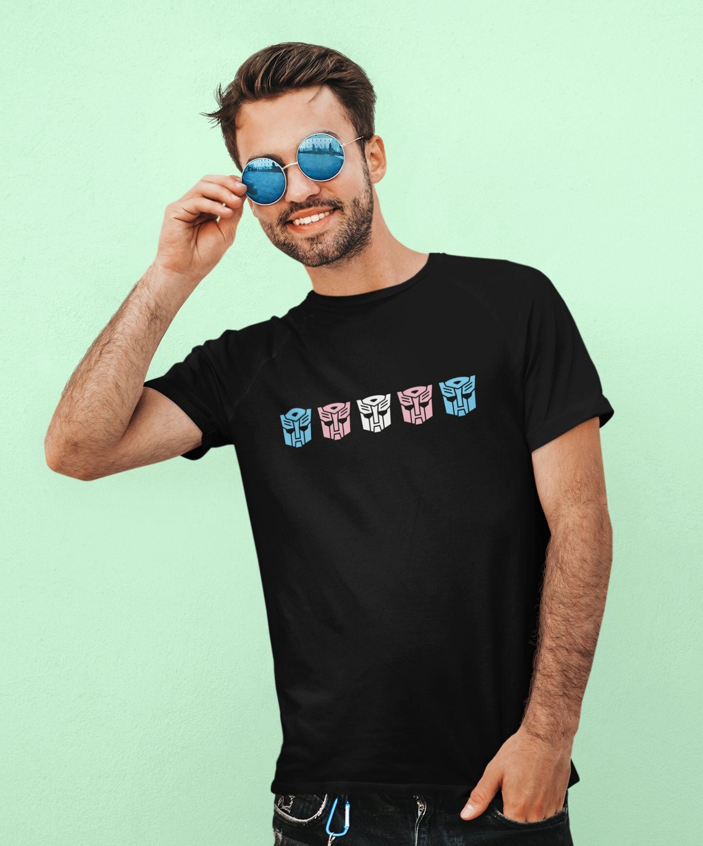 Transformers Trans T-shirt, Trans Flag Autobot Shirt, Inclusive ...