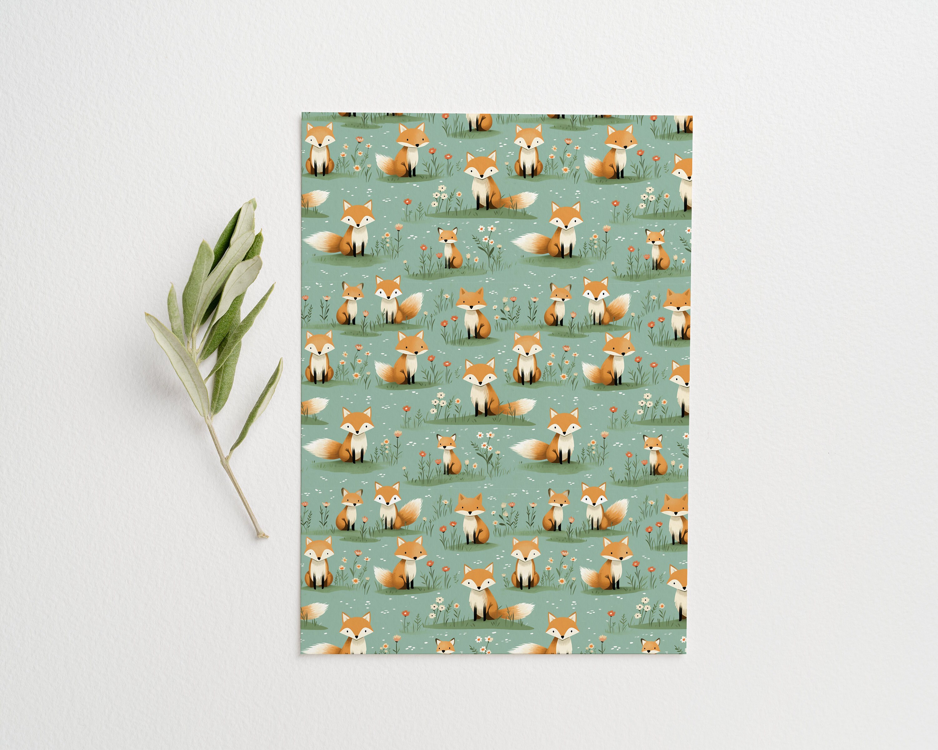 10 Digital Papers, Cute Baby Animals, Kids Pattern, Scrapbook Paper ...