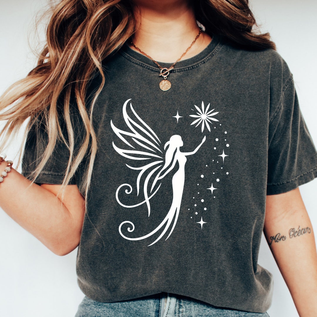 Vintage Fairycore Shirt, Cottagecore T Shirt, Green Witch Tee ...