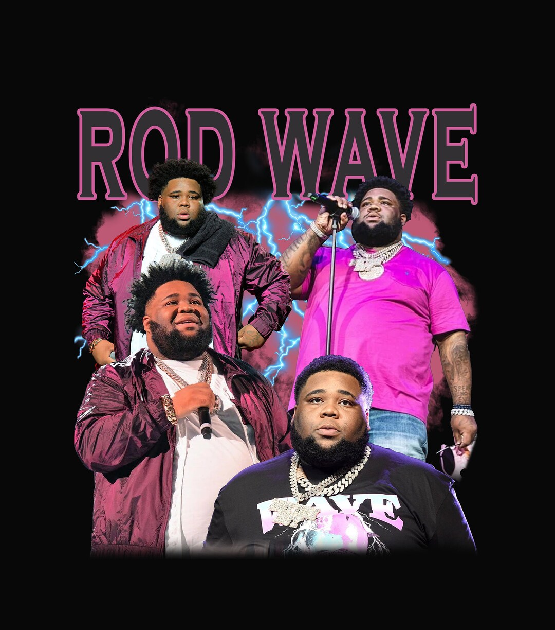 Buy Rod Wave Png , Ready to Print, Printable Design, Artist, 90s, Bts ...