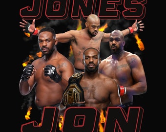 Jon Jones Png T-shirt Design Digital File , 300 DPI ,PNG File - Etsy