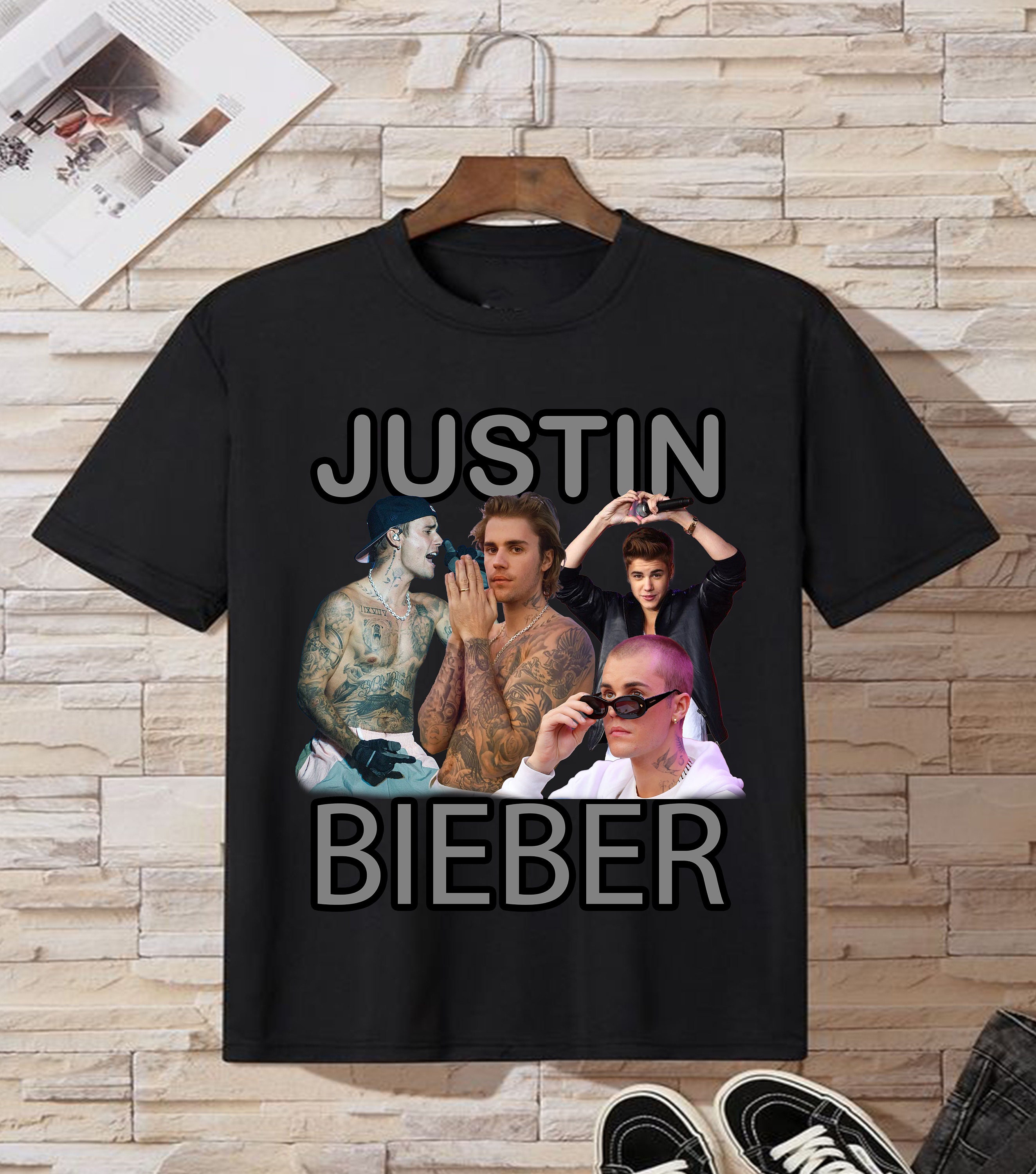 JUSTIN BIEBER T Shirt Design. PNG Digital I, R&B, Pop, Rap, Retro, 90s ...