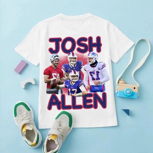 Josh Allen PNG, Shirt Design PNG Tee SVG Shirt Vector Shirts Png ...