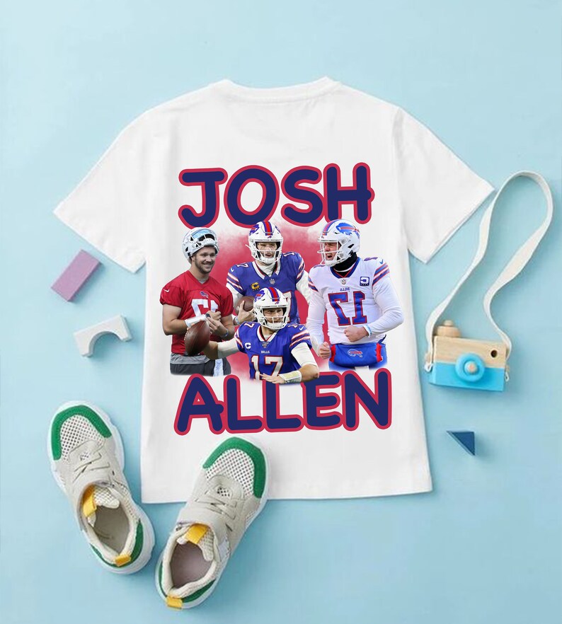 Josh Allen PNG, Shirt Design PNG Tee SVG Shirt Vector Shirts Png ...