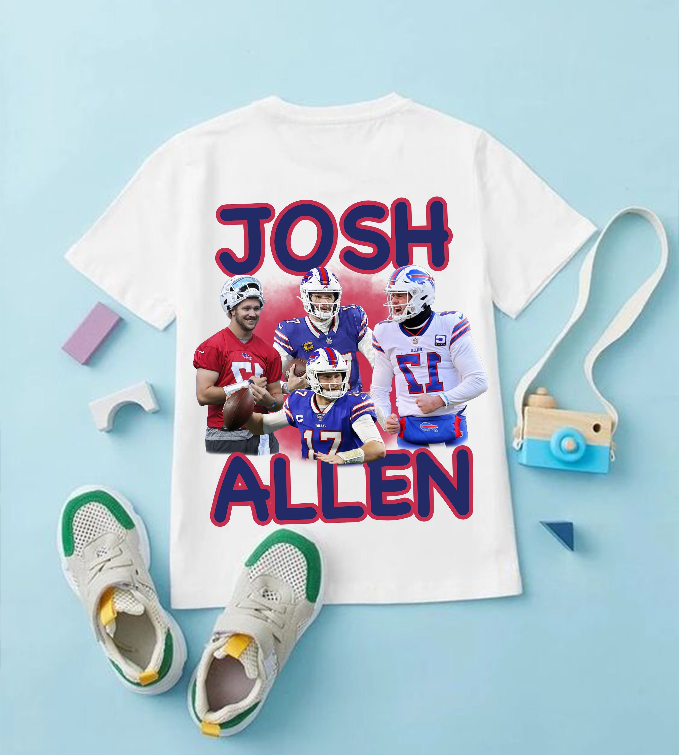 Josh Allen PNG, Shirt Design PNG Tee SVG Shirt Vector Shirts Png ...