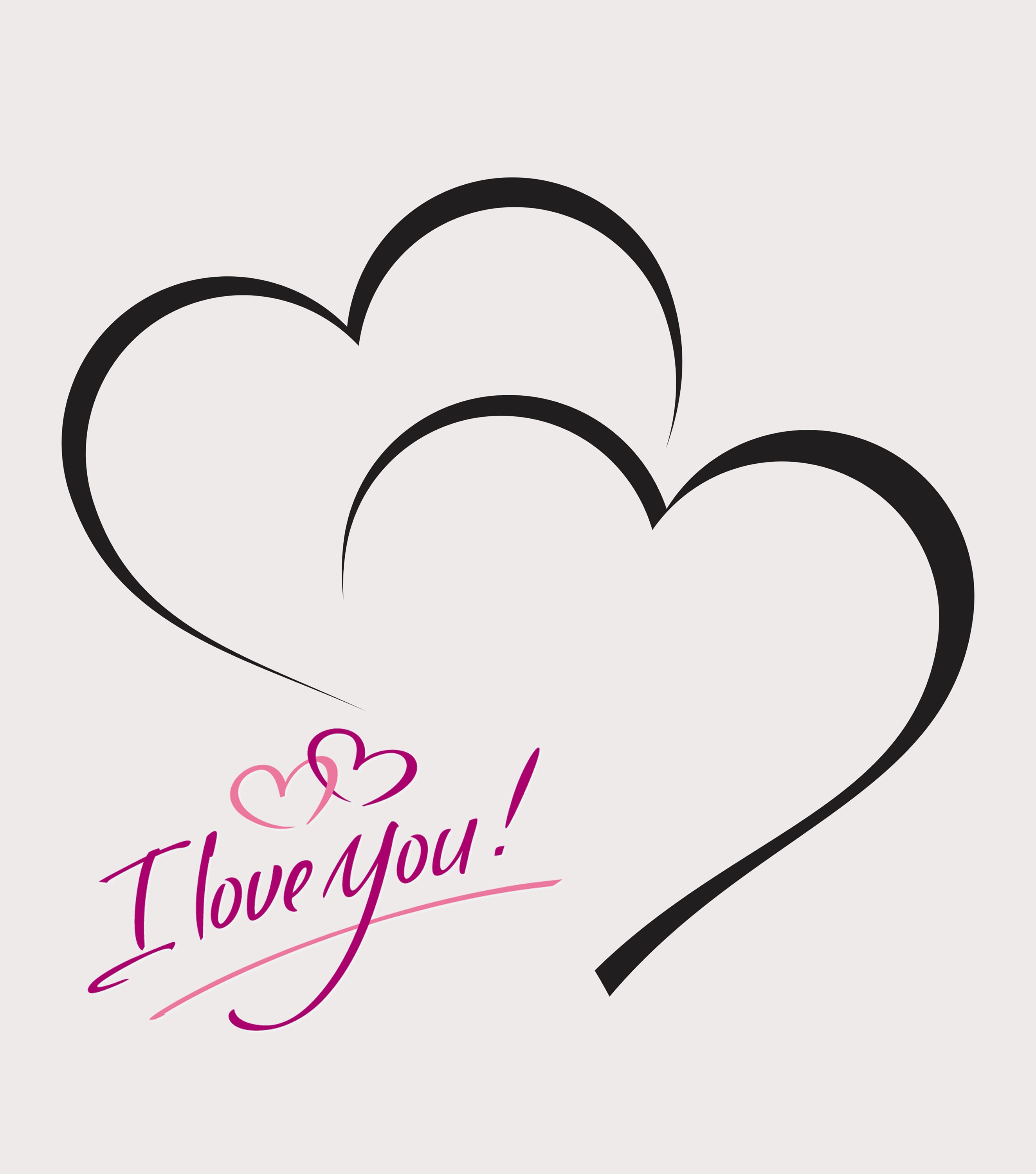 I Love U In Heart Image Clipart