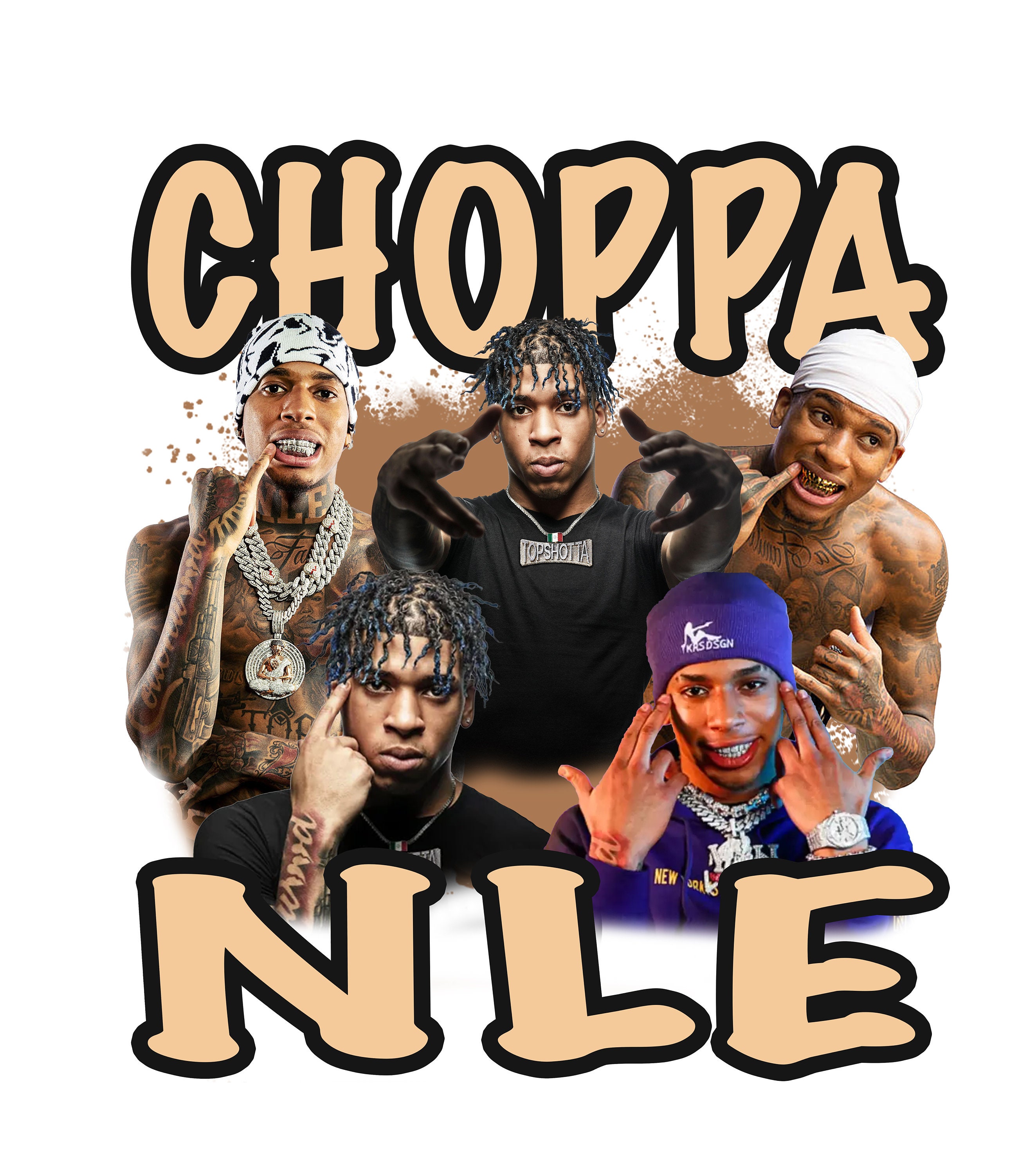 Nle Choppa Png , Ready to Print, Printable Design, Hiphop Artist, 90s ...
