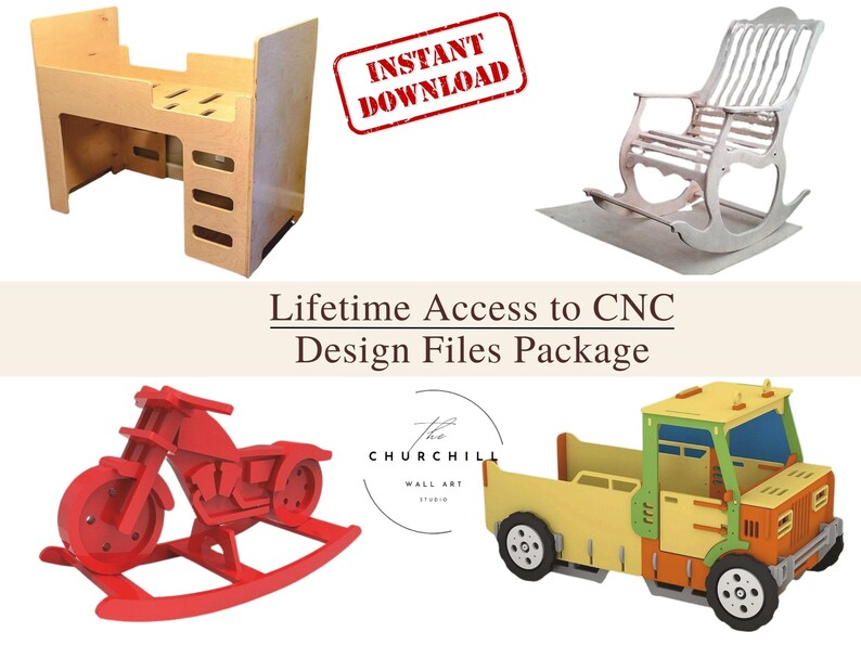 Rocking Chirs, 14 Model Laser Cut Bundle CNC Design Files,svg,cdr,dxf ...