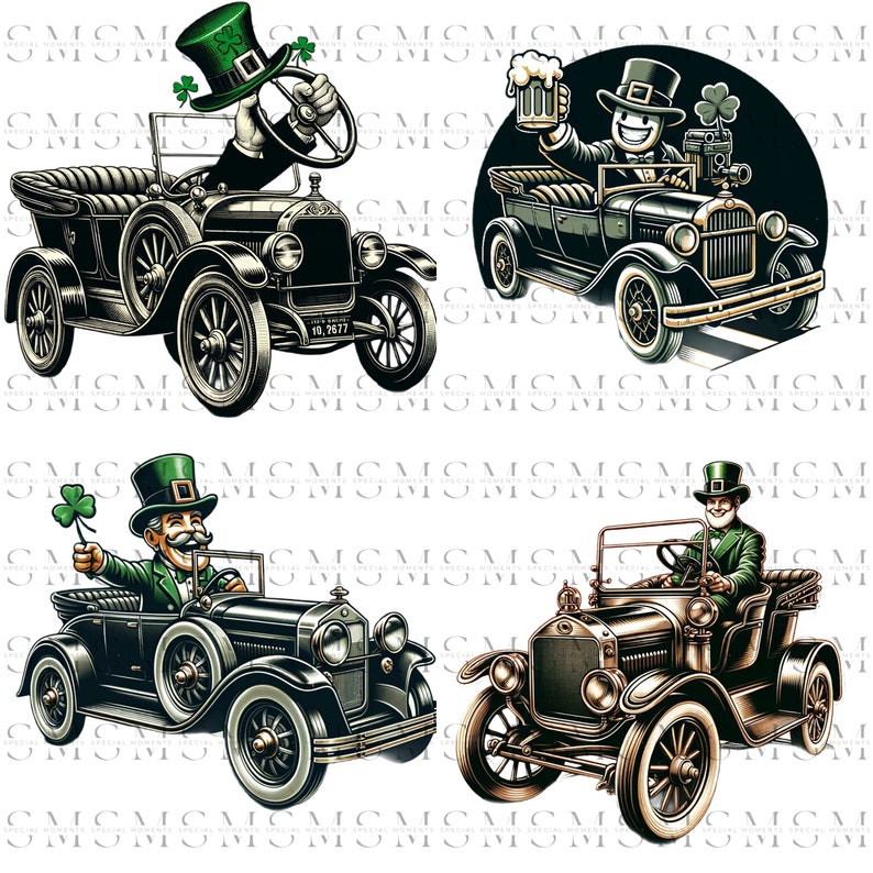 St. Patrick's Day Models Clipart Pack, Transparent PNG, High Quality ...