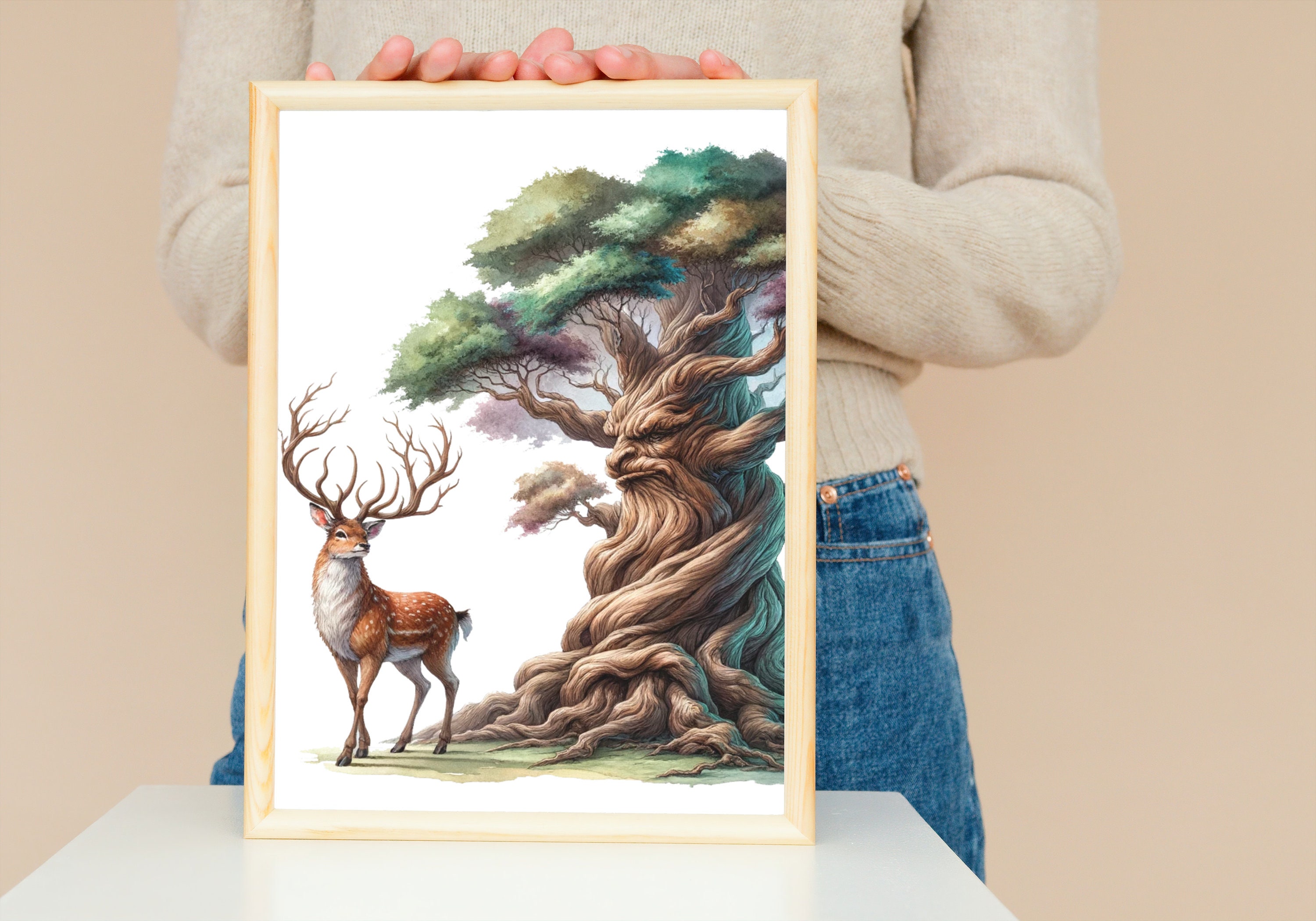 Enchanted Forest Trees Models Clipart, Tree, Owl, Deer, Enchanted ...