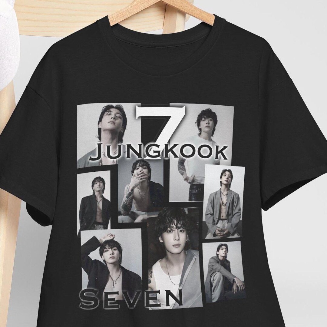 Jungkook Seven Tshirt, Jungkook Retro Tshirt, Bts Merch, Jungkook Merch ...