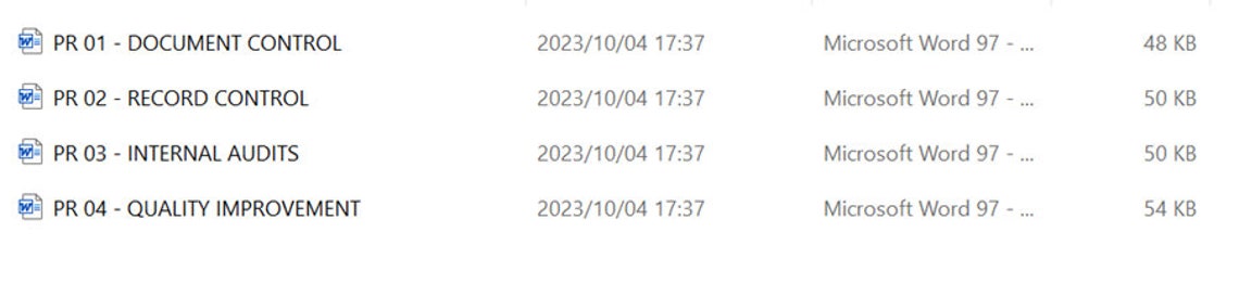 ISO 9001 QMS Template Pack: Quality Management System (ready to Use) - Etsy