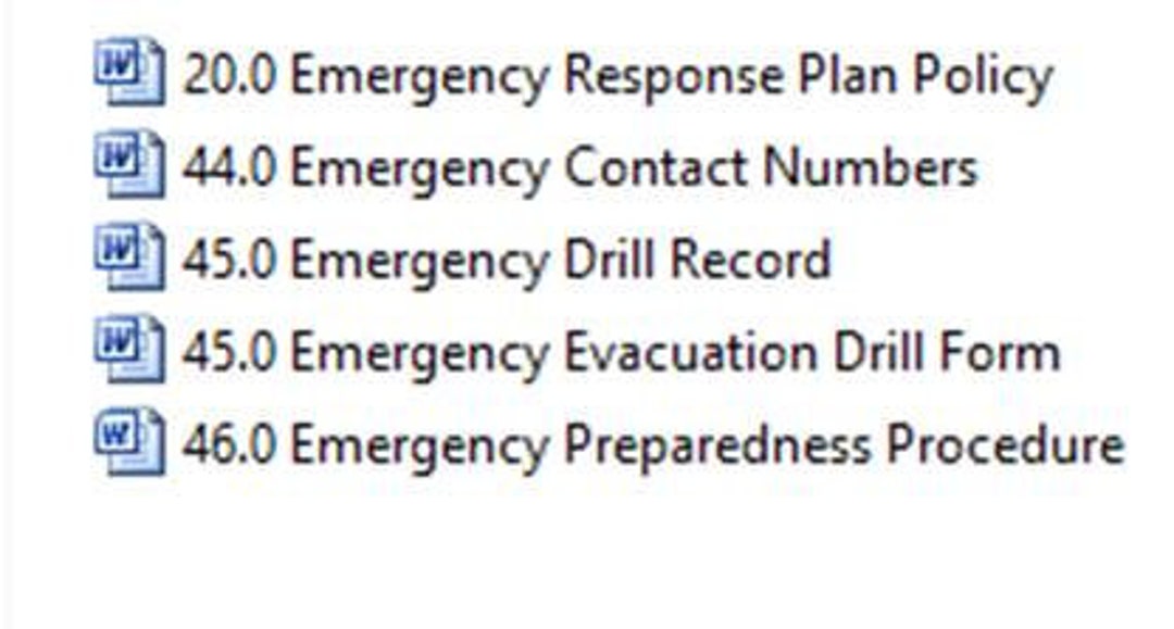 Emergency Preparednes (emergency File) - Etsy