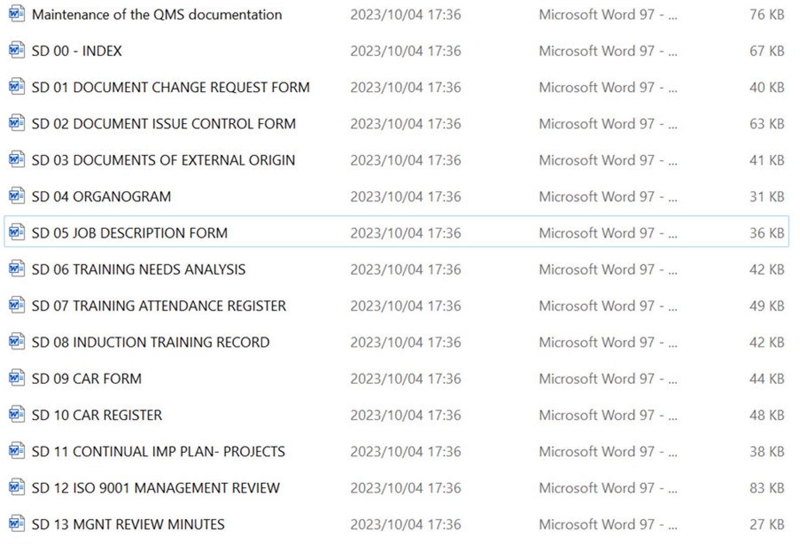 ISO 9001 QMS Template Pack: Quality Management System (ready to Use) - Etsy